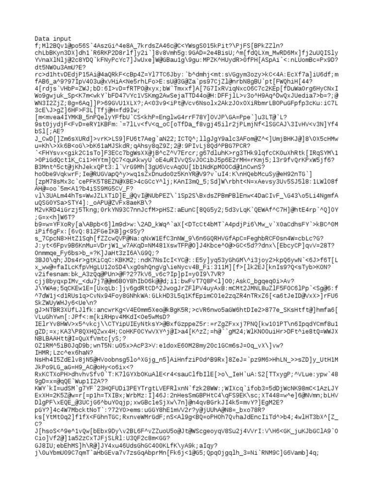 Data Input Analysis and Insights | PDF | Computers