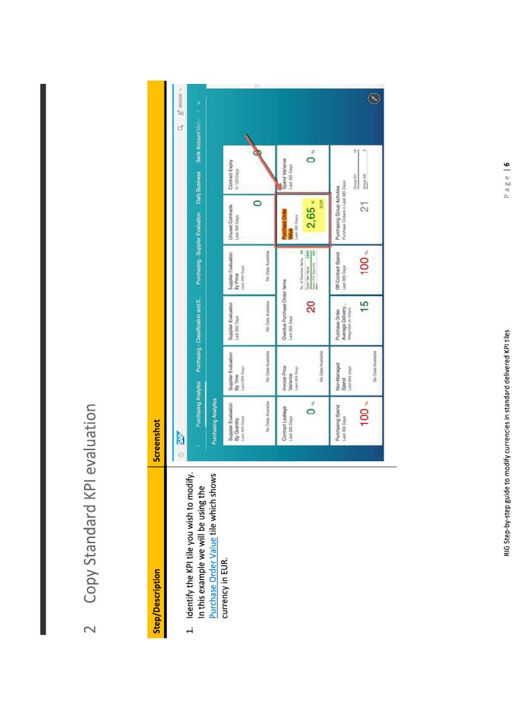 Final - Step-By-Step Guide To Modify Currencies in Standard KPI Tiles ...