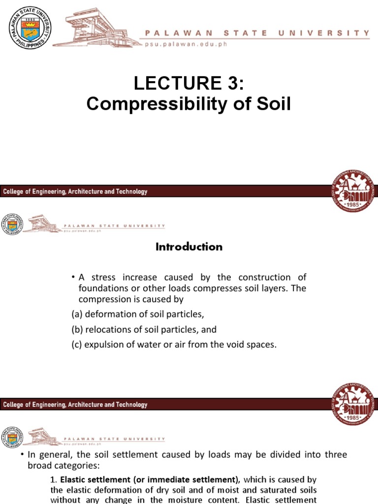 Compressibility of Soil | PDF | Chemical Product Engineering | Nature