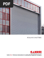 Gandhi Rolling Shutters | PDF | Manual Transmission | Electric Motor