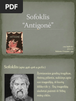 Sofoklis Antigone Knygos Aprasymas | PDF