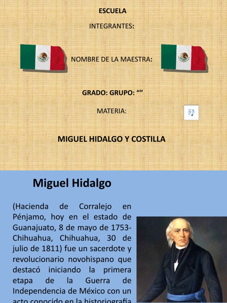 Miguel Hidalgo y Costilla | PDF | México | Agitación