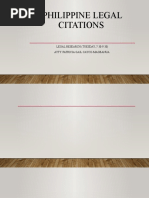 Proper Legal Citation | PDF | Citation | Supreme Courts