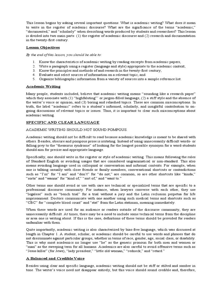 Understanding Academic Writing Essentials | PDF | Plagiarism | Essays