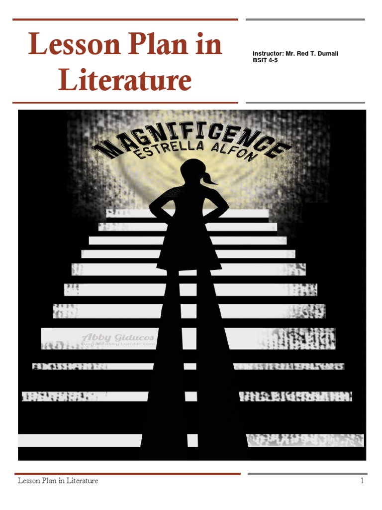 Literature Lesson Plan: Alfon's Magnificence | PDF