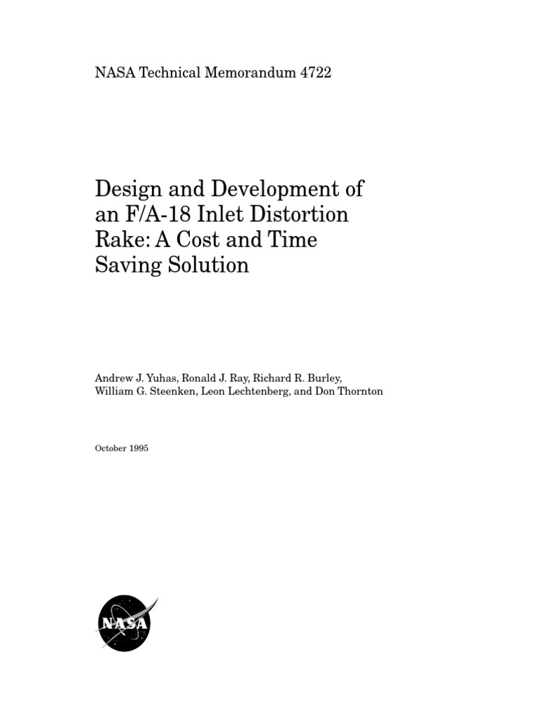 Design and Development of Rake | PDF | Armstrong Flight Research Center ...