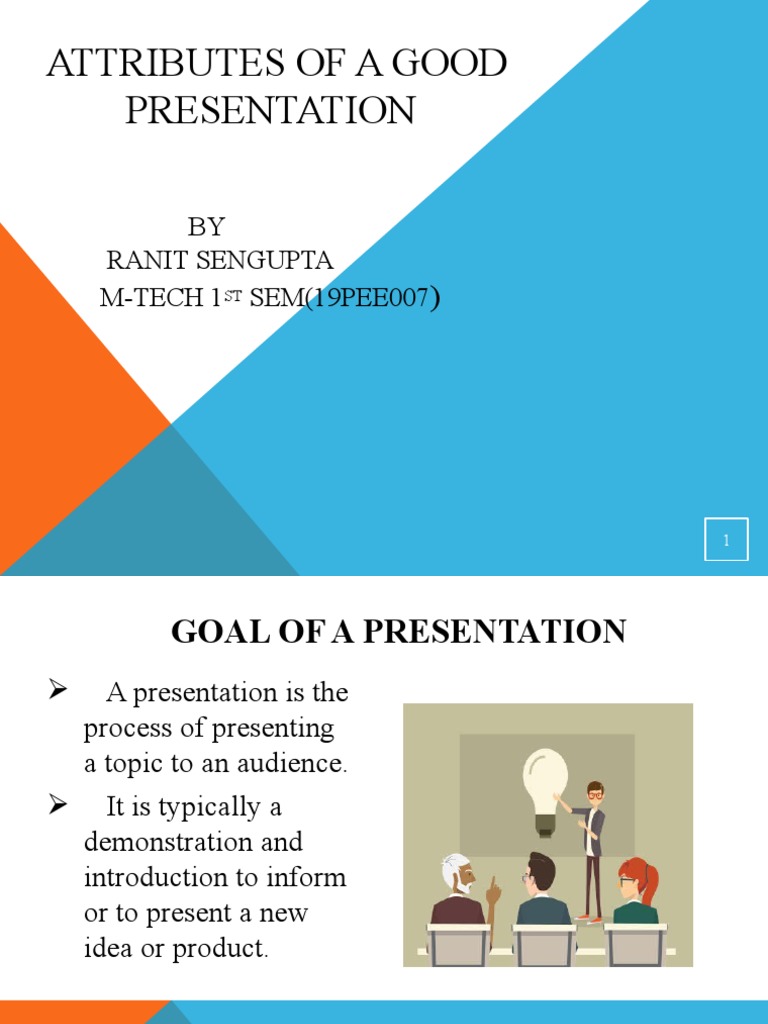Attributes of a Good Presentation | PDF | Conversation | Epistemology