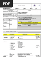 Job Safety Analysis: 1 Confined Space Entry JSA Example | PDF ...