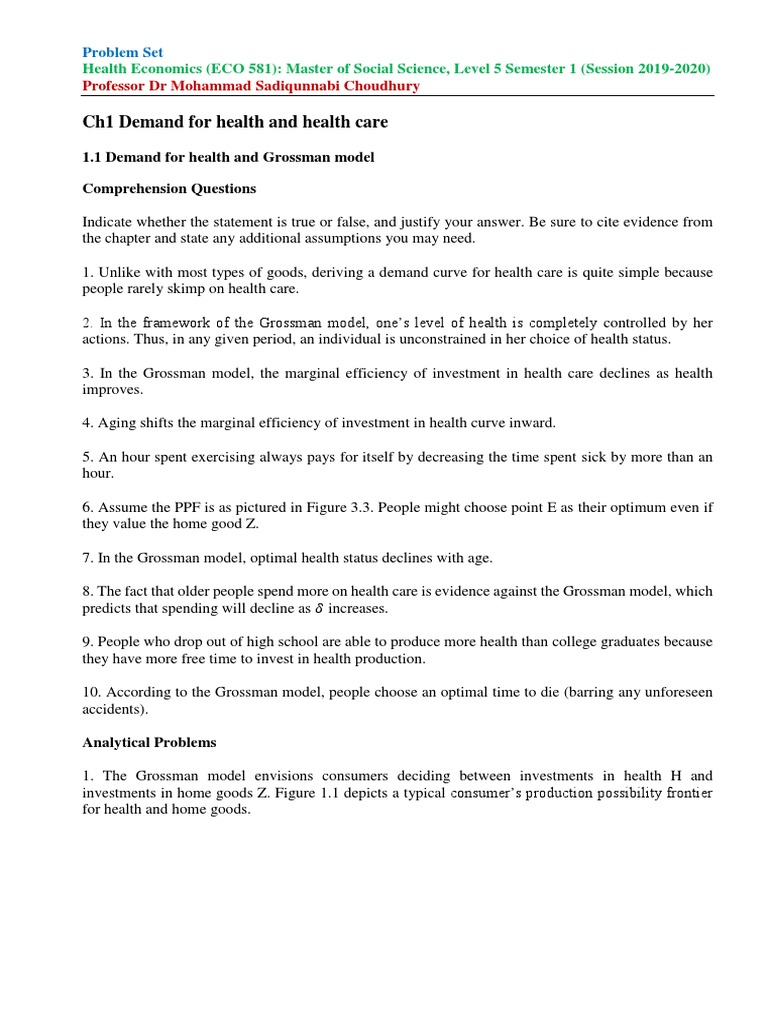 Problem Set 2019-20 | PDF | Internal Rate Of Return | Net Present Value