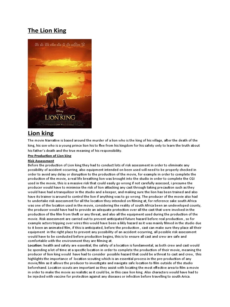 The Lion King | PDF