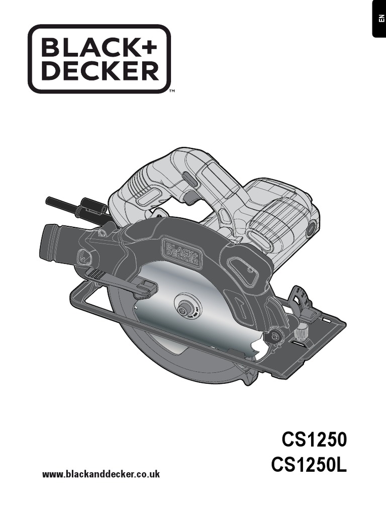 Black Decker cs1250l Qs PDF | PDF | Blade | Equipment