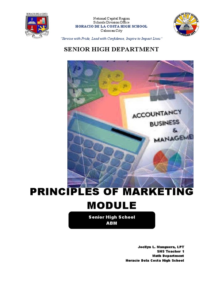ABM Principles of Marketing Module | PDF | Marketing | Business Economics