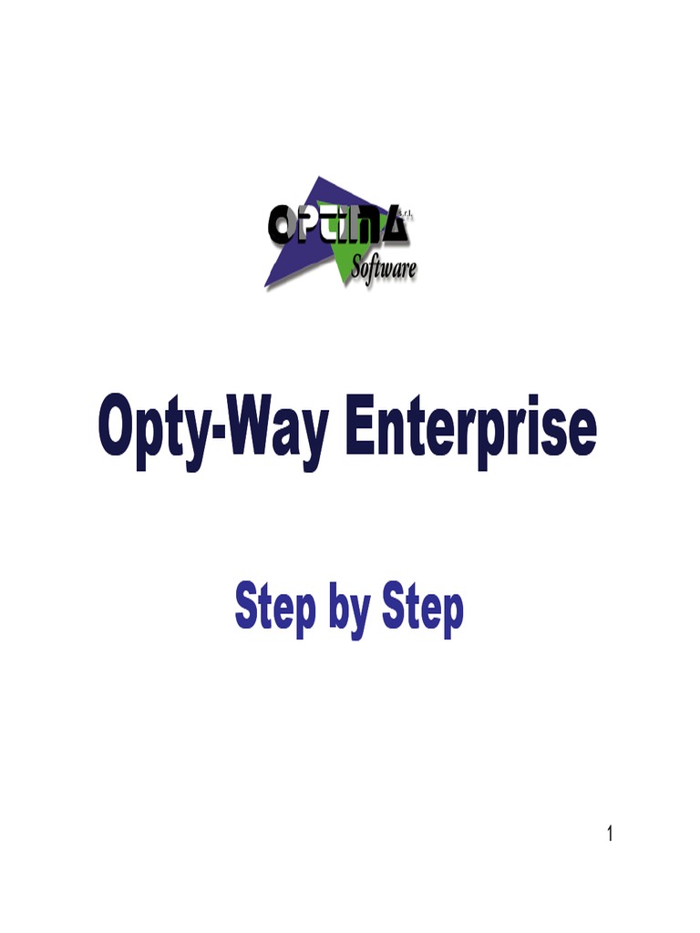 Step-by-Step Guide to Creating Documents in Opty-Way Enterprise | PDF | Computer File | System ...
