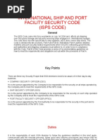 ISPS Code: Maritime Security Guide | PDF | Computer Security | Security