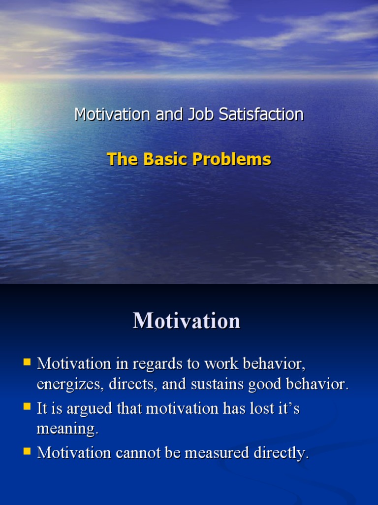 An In-Depth Exploration of Motivation Theories, Job Design Approaches ...