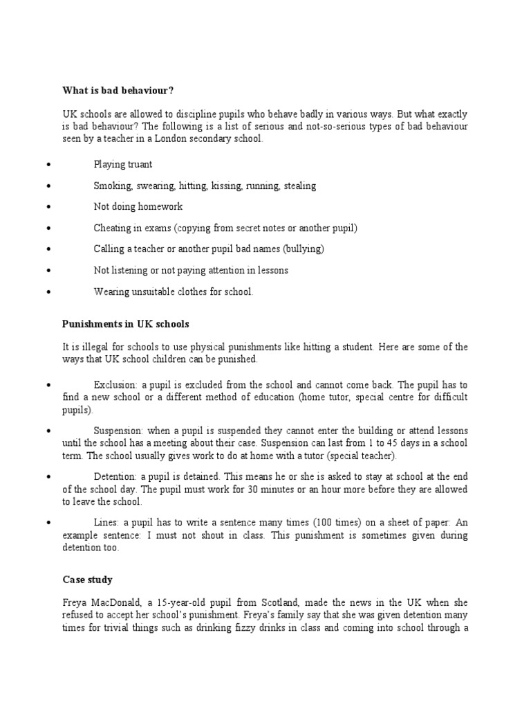 what-is-bad-behaviour-to-be-read-pdf-teachers-behavior-modification