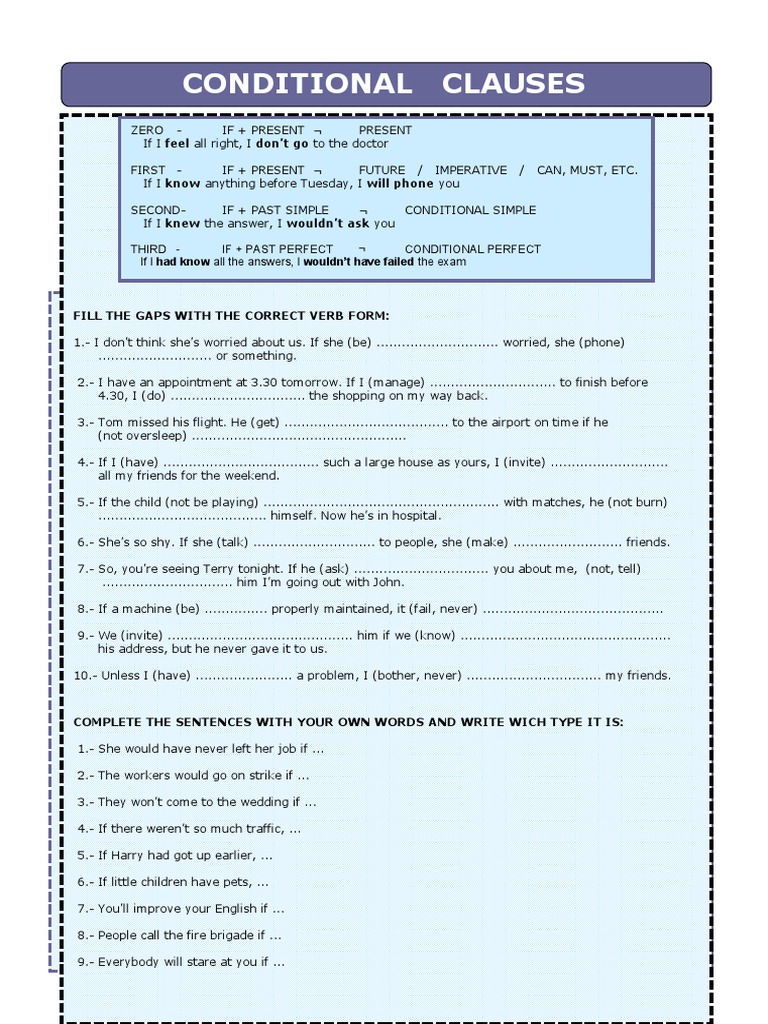 Understanding Conditional Clauses | PDF | Language Mechanics | Grammar