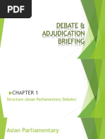 Debating Adjudication Sheet | PDF | Cognition | Human Communication