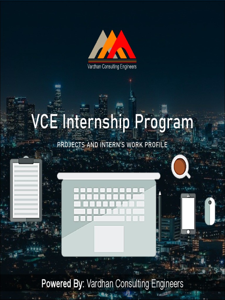 VCE Internship Program: Powered By: Vardhan Consulting Engineers | PDF ...