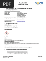 Safety Data Sheet: Section 1. Identification | PDF | Toxicity | Superfund