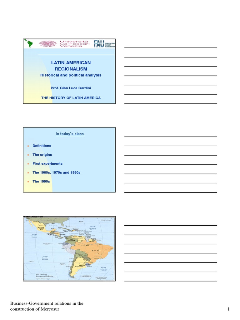HIST LAT AM Lec 9 - Slides - PDF | PDF | World Economy | Latin America