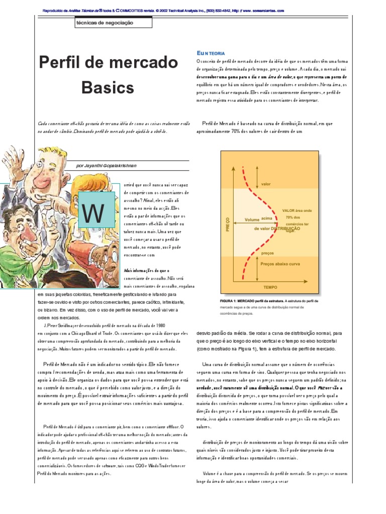 Market Profile | PDF | Distribuição normal | Mercado (economia)