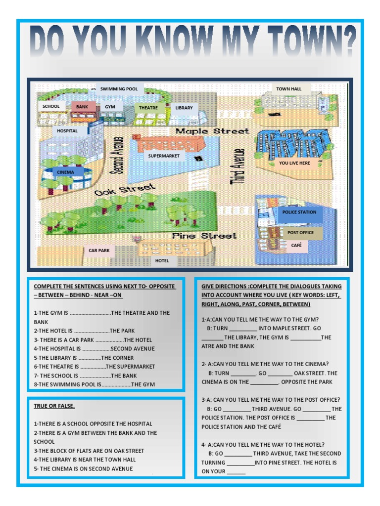 Do You Know My Town Fun Activities Games - 13170 | PDF | Buildings And ...