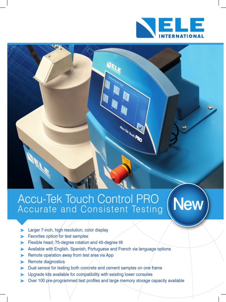 Accu-Tek Touch Control PRO: Accurate and Consistent Testing | PDF ...