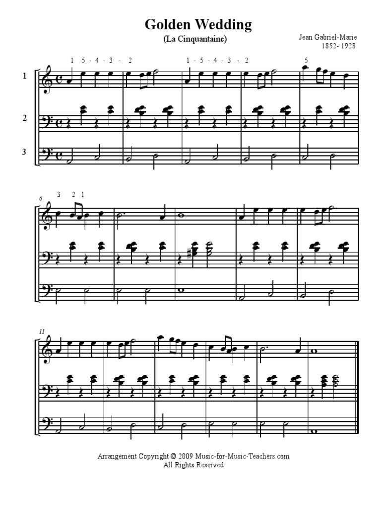 Golden Wedding Conductor Part PDF | PDF | Freedom Of Expression Law ...