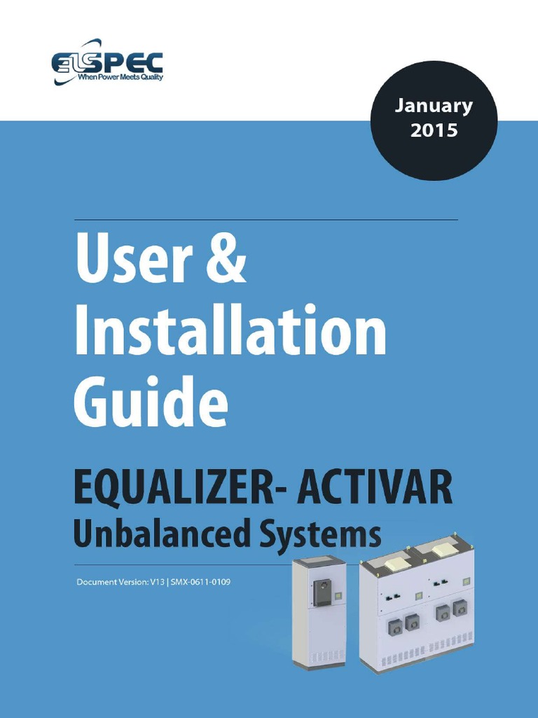 User Manual - EQ-Activar Unbalanced - V13 | PDF | Capacitor | Electrical Engineering