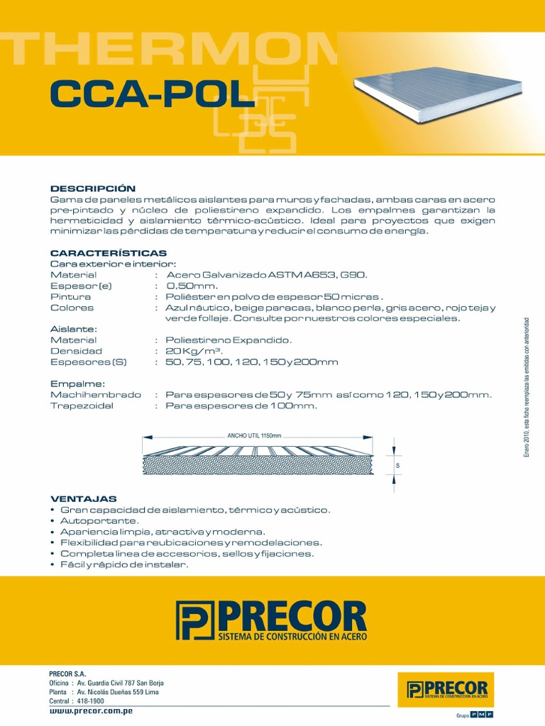 08-Paneles Aislantes Precor | PDF