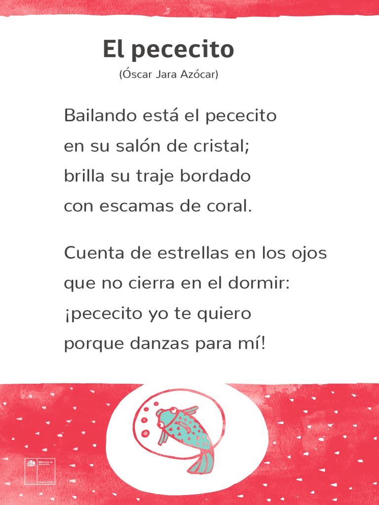 Poema "El Pececito" de Óscar Jara | PDF