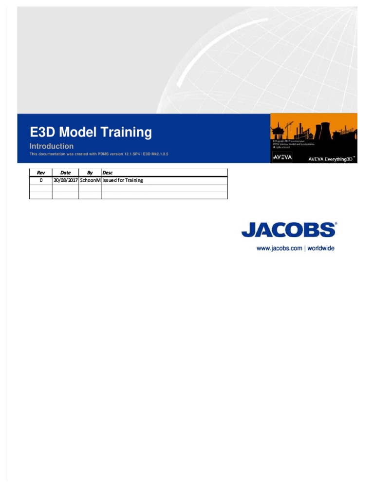 E3D 2.1 Model Introduction-Rev0 | PDF | 3 D Computer Graphics | Copyright