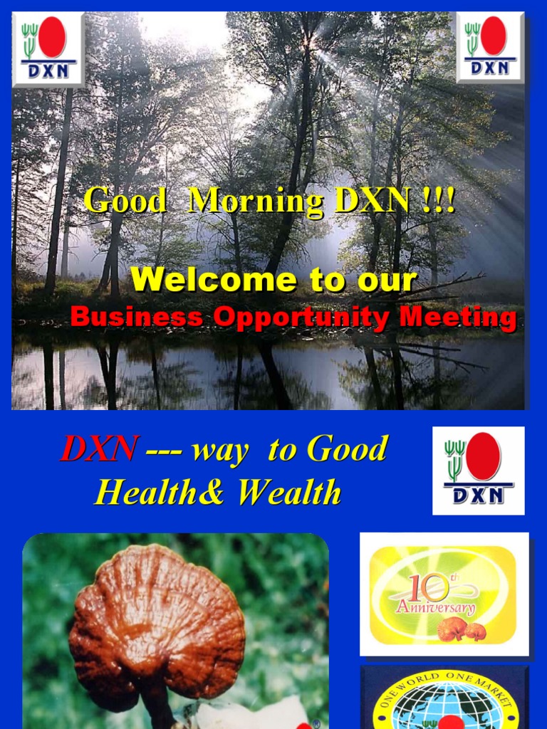 Good Morning DXN !!! | PDF | Dietary Supplements | Chocolate