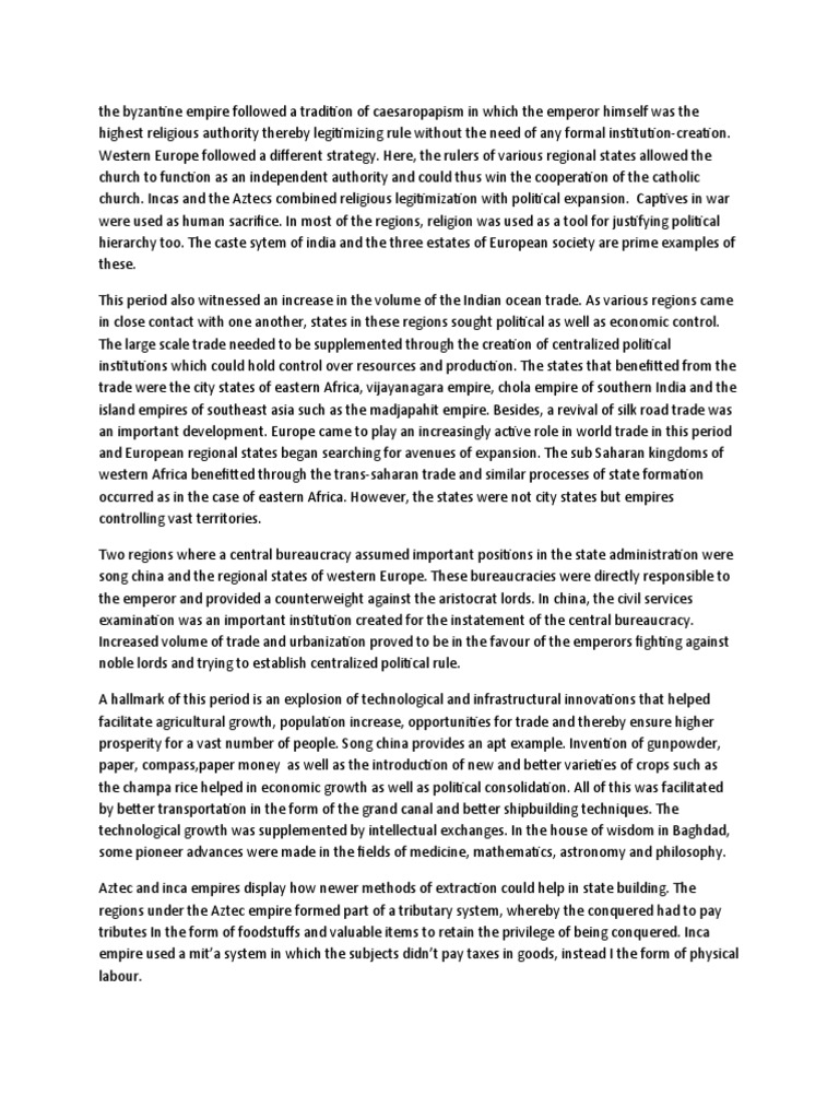 The Byzantine Empire Followed A Tradition of Caesaropapism in Which The ...