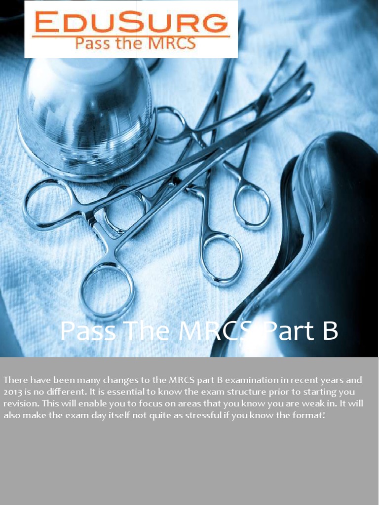 MRCS Part B Exam Guide 2013 | PDF | Abdomen | Aorta