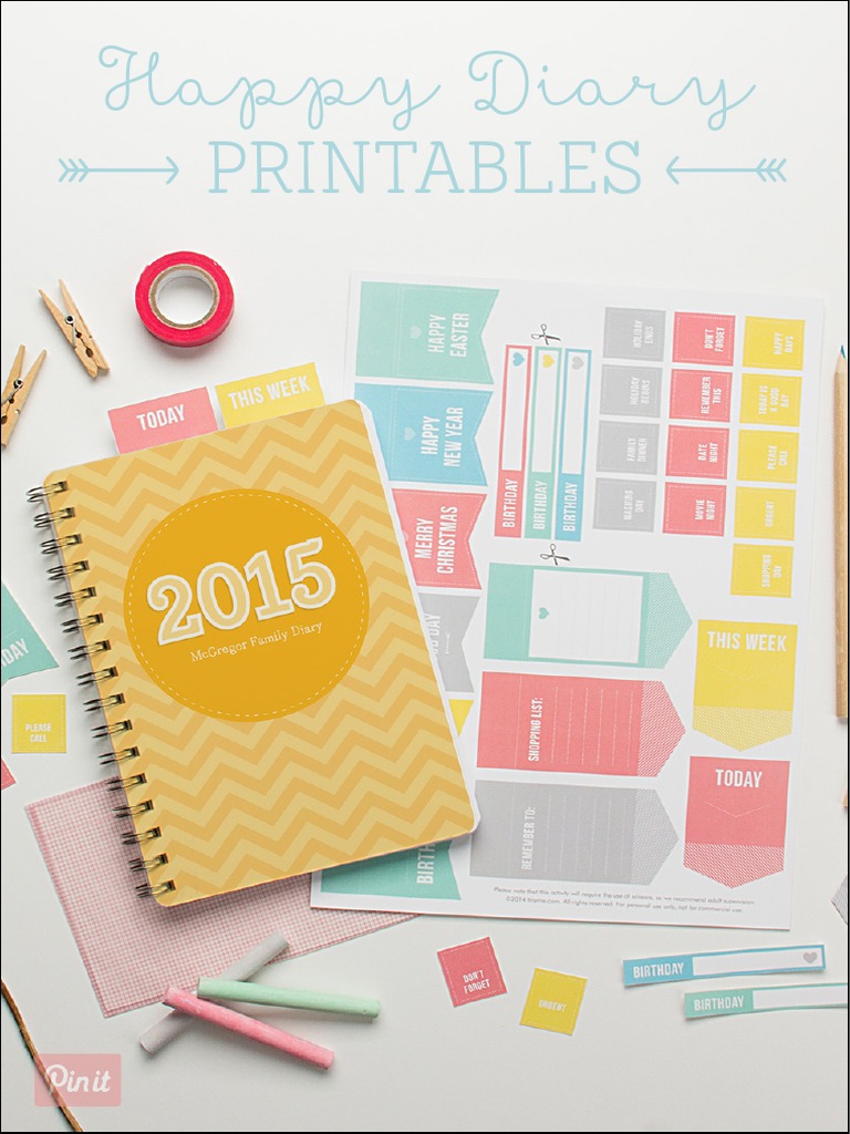 Diary Printables | PDF