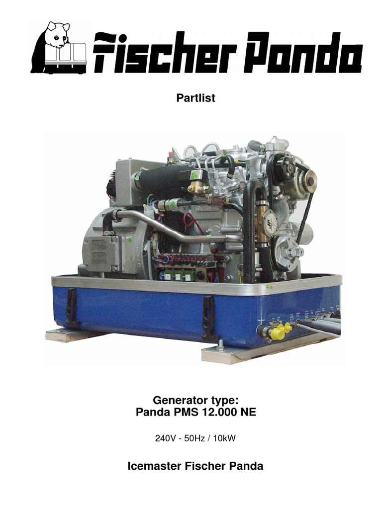 GENERADOR Panda 12000 | PDF | Washer (Hardware) | Equipment
