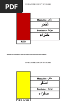 Opposites (ARABIC and ENGLISH), Flash Cards | PDF