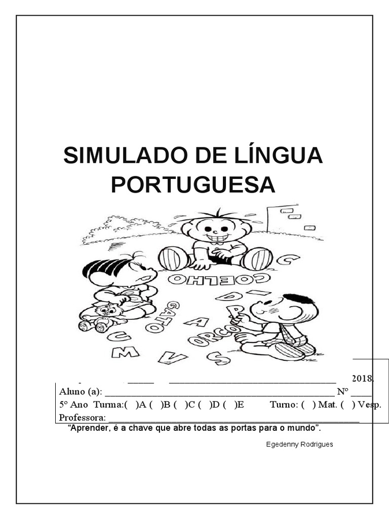 Capa Do Simulado | PDF