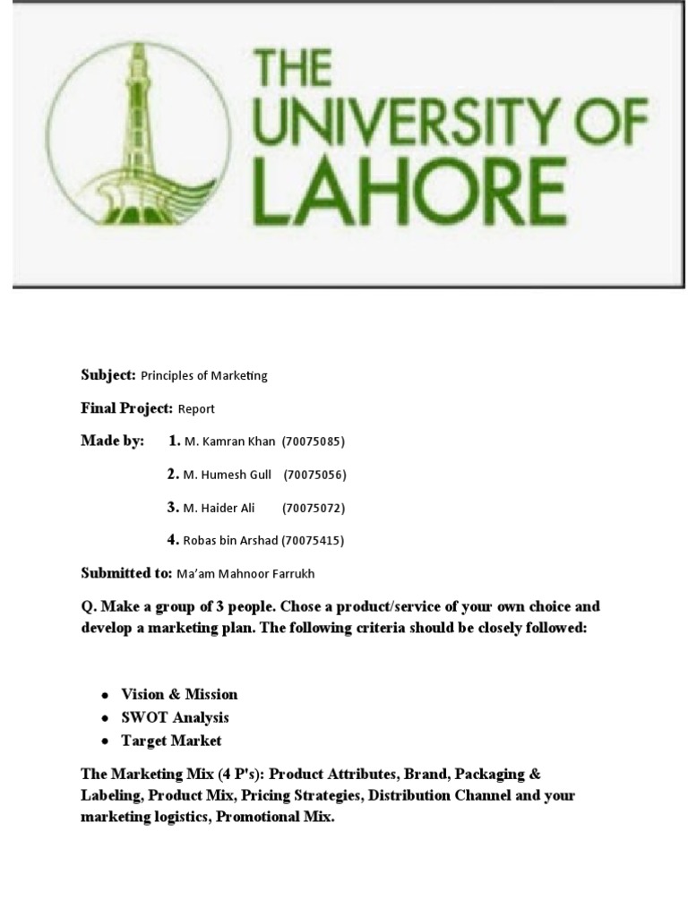 Final Project Report of POM | PDF | Coca Cola | Pepsi Co