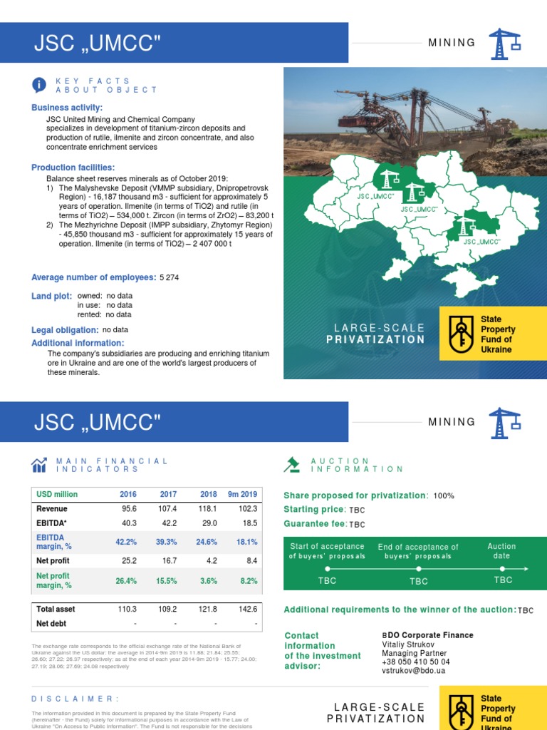 PJSC "Centrenergo" Soe "CC "Krasnolymanska" JSC UMCC": Mining | PDF ...