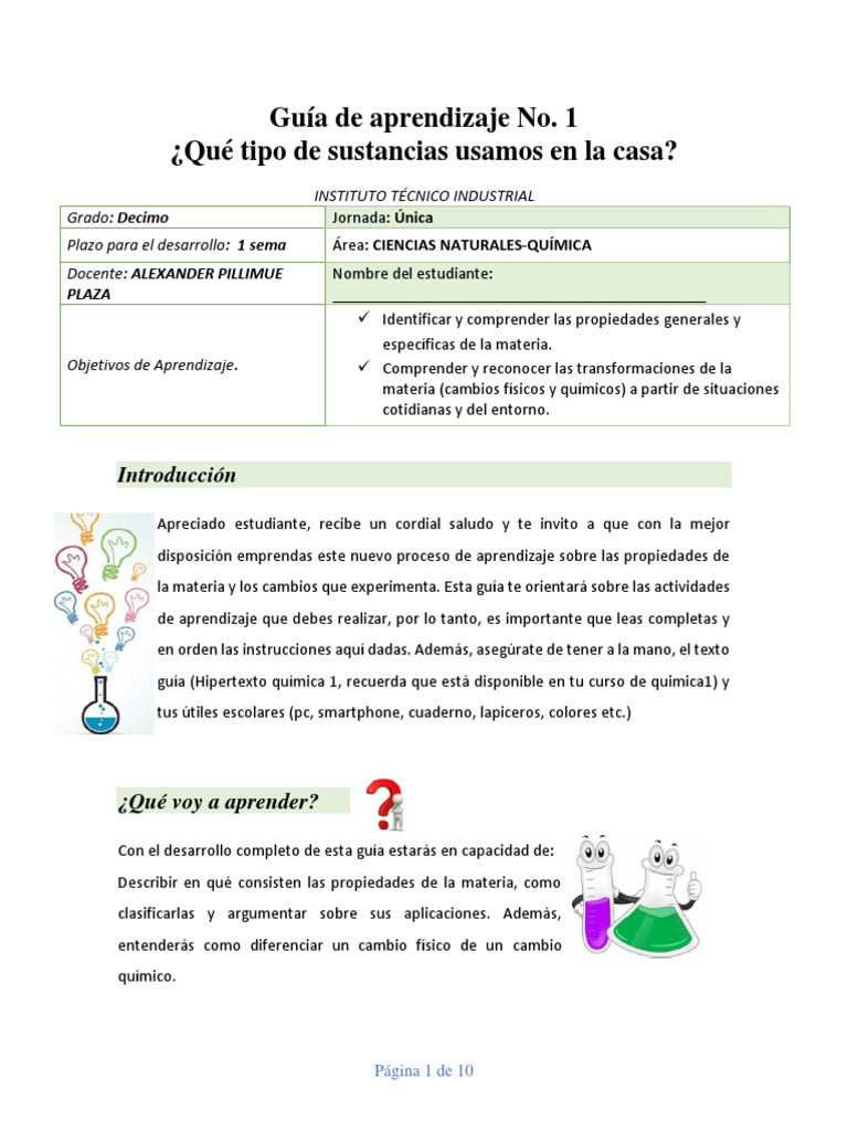 Guía de Propiedades de la Materia | PDF | Importar | Líquidos