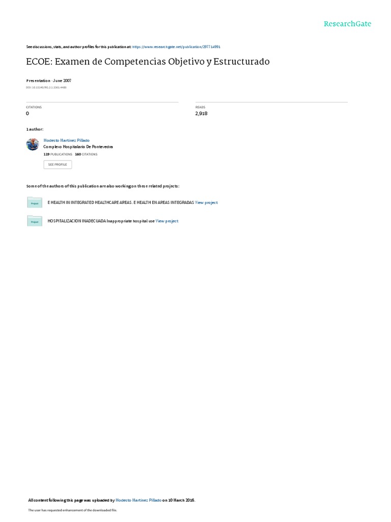 Ecoe Ejemplo | PDF | Reanimación cardiopulmonar | Medicina