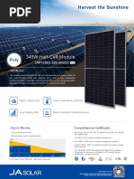 JA Solar Module Datasheet | PDF | Solar Panel | Electric Power