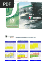 Calendario 2016 2017 PDF | PDF | Calendario | Educación Secundaria