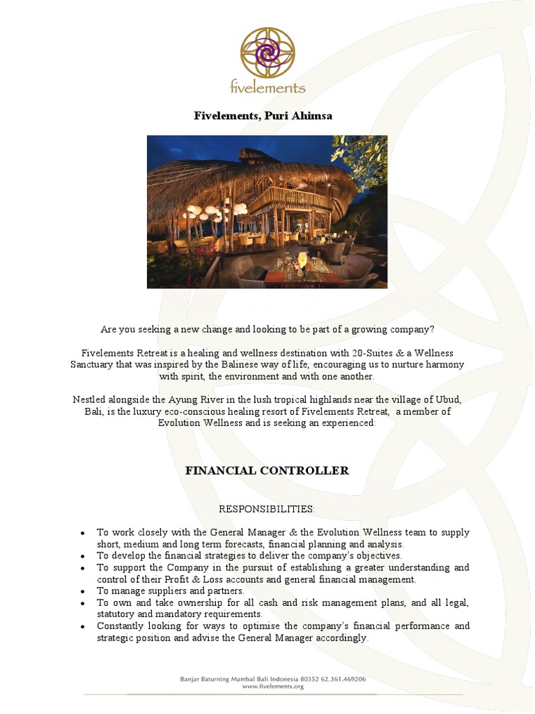 Financial Controller | PDF | Competence (Human Resources) | Accounting