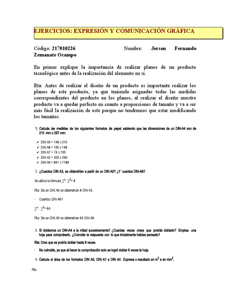 Actividad Expresión Gráfica | PDF | Geometría triangular | Triángulo