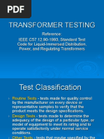 1 - Advanced Transformer Testing - Introduction | PDF | Transformer ...
