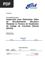 PROCEDIMIENTO Inspección DCVG | PDF | Rectificador | Corriente eléctrica